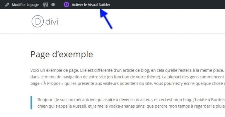 Comment utiliser le plugin Divi Builder sur votre site internet WordPress